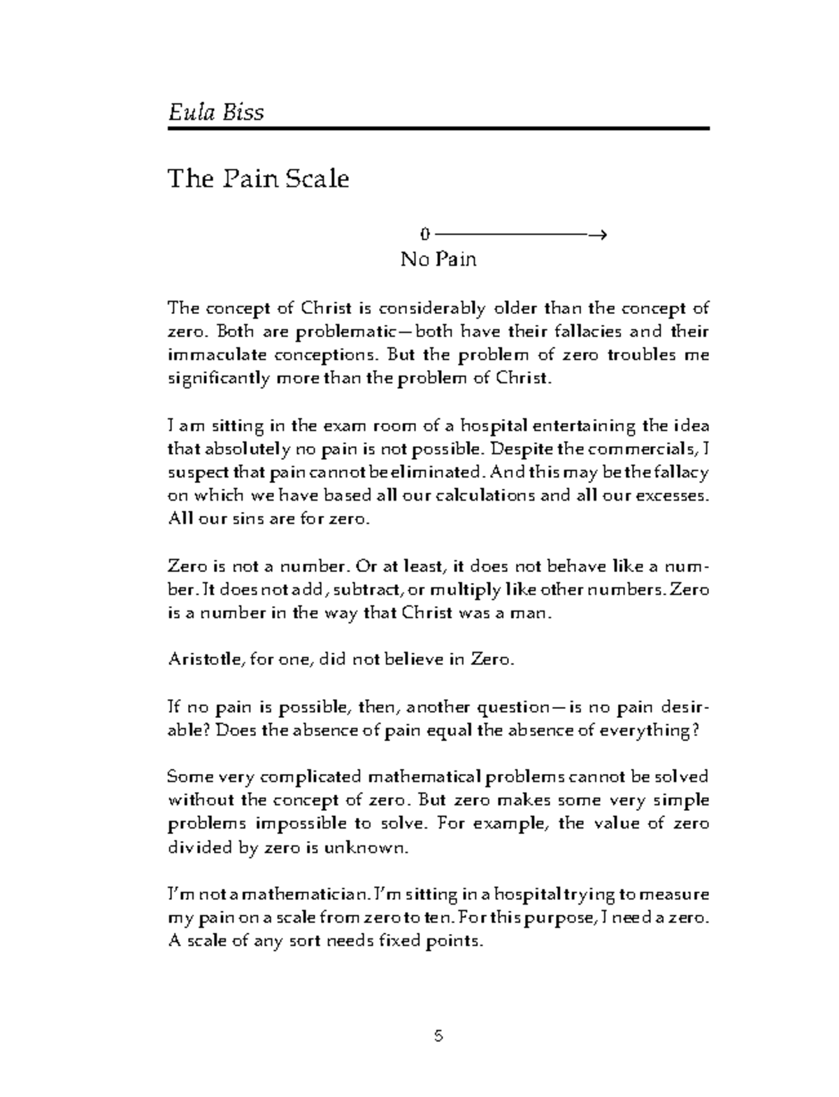 The Pain Scale: Navigating Subjectivity in Suffering (ENG 101) - Studocu