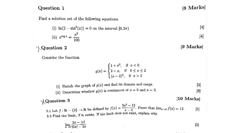 Math 151 November 2025 - Problem Set Solutions and Graphs - Studocu