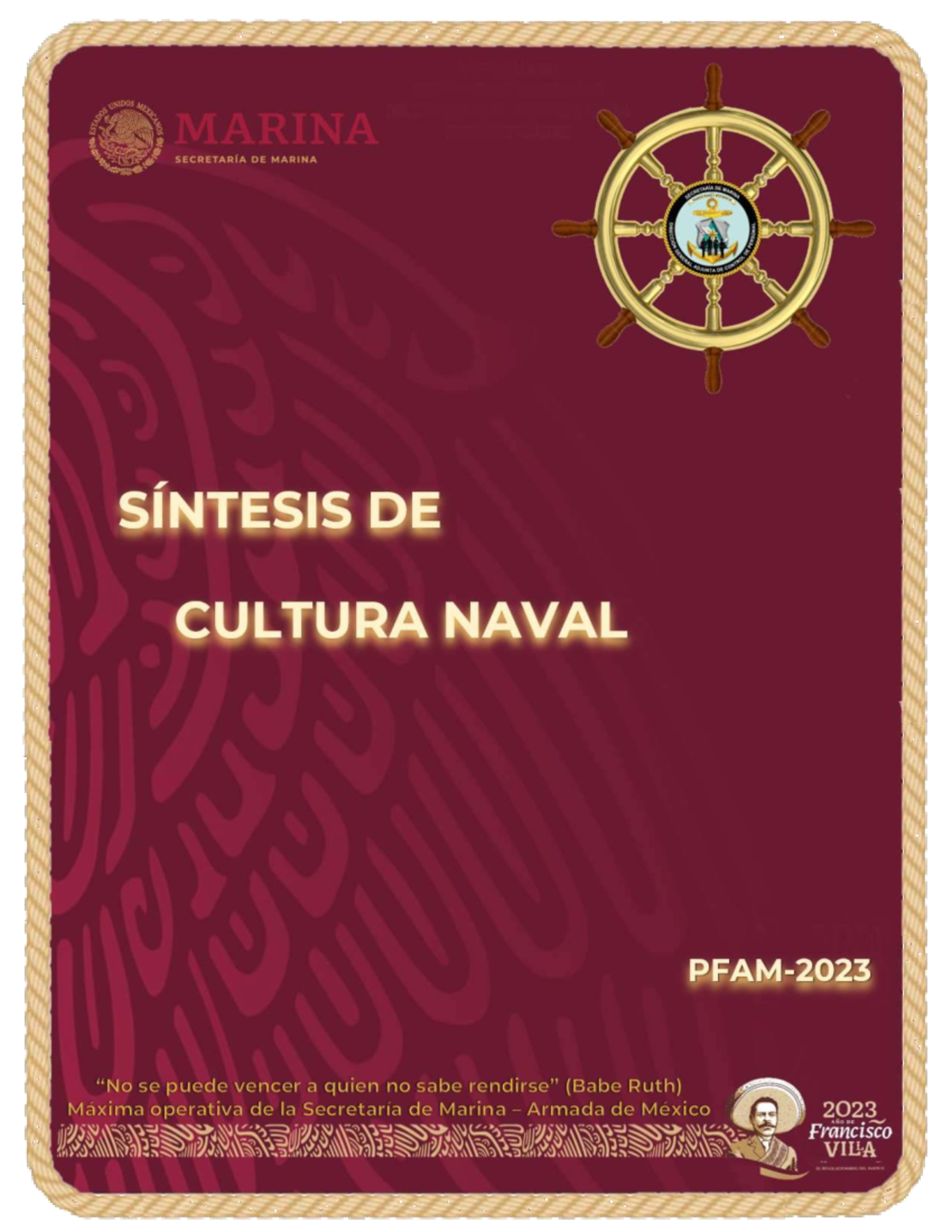 SÍNTESIS DE CULTURA NAVAL 2023: Material de Estudio para Examen - Studocu