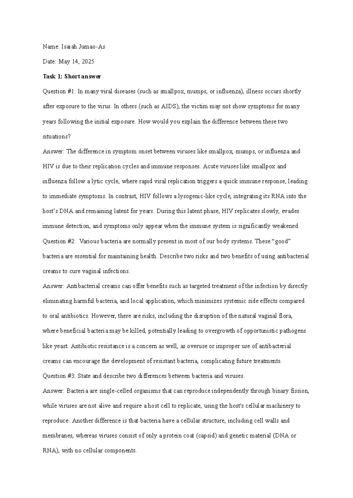 Biodiversity Assessment 1.13: Understanding Life Classification and ...