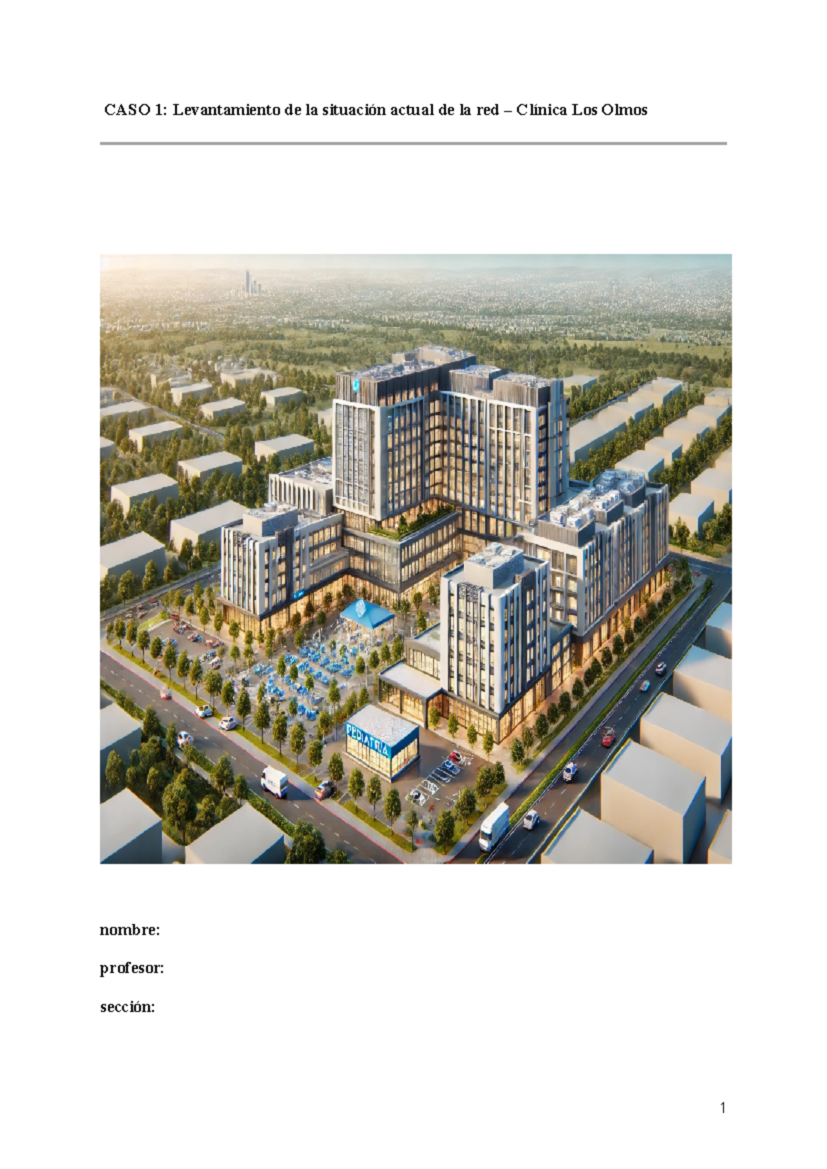 CASO 1: Análisis y Propuestas para la Red de Clínica Los Olmos - Studocu