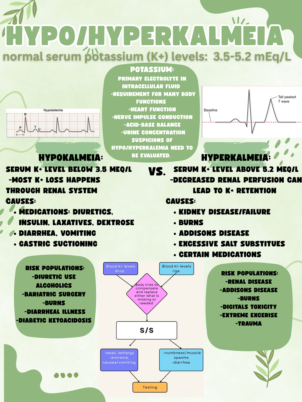 Hypo:hyperkalemia - hypo and hyperkalemia - HYPO/HYPERKALMEIAHYPO ...