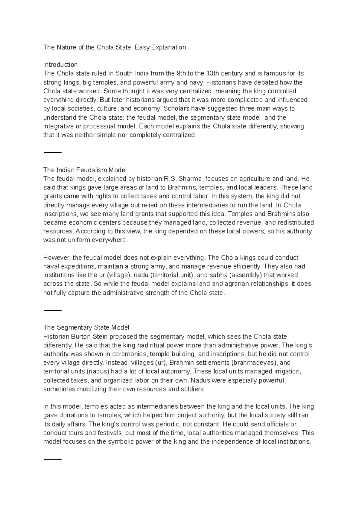 The Chola State and Early Medieval Trade: A Comprehensive Overview ...