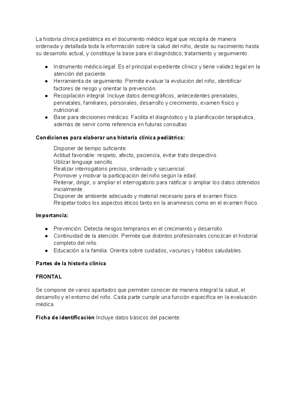 Historia Clínica Pediátrica: Guía Completa para Evaluación y ...