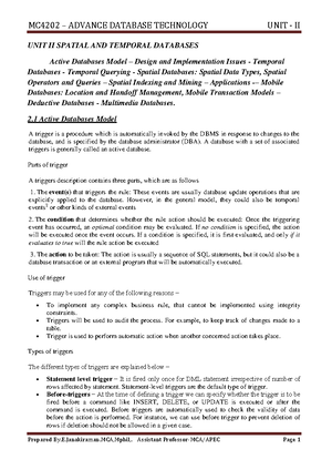 Master of Computer Applications - MCA - Studocu