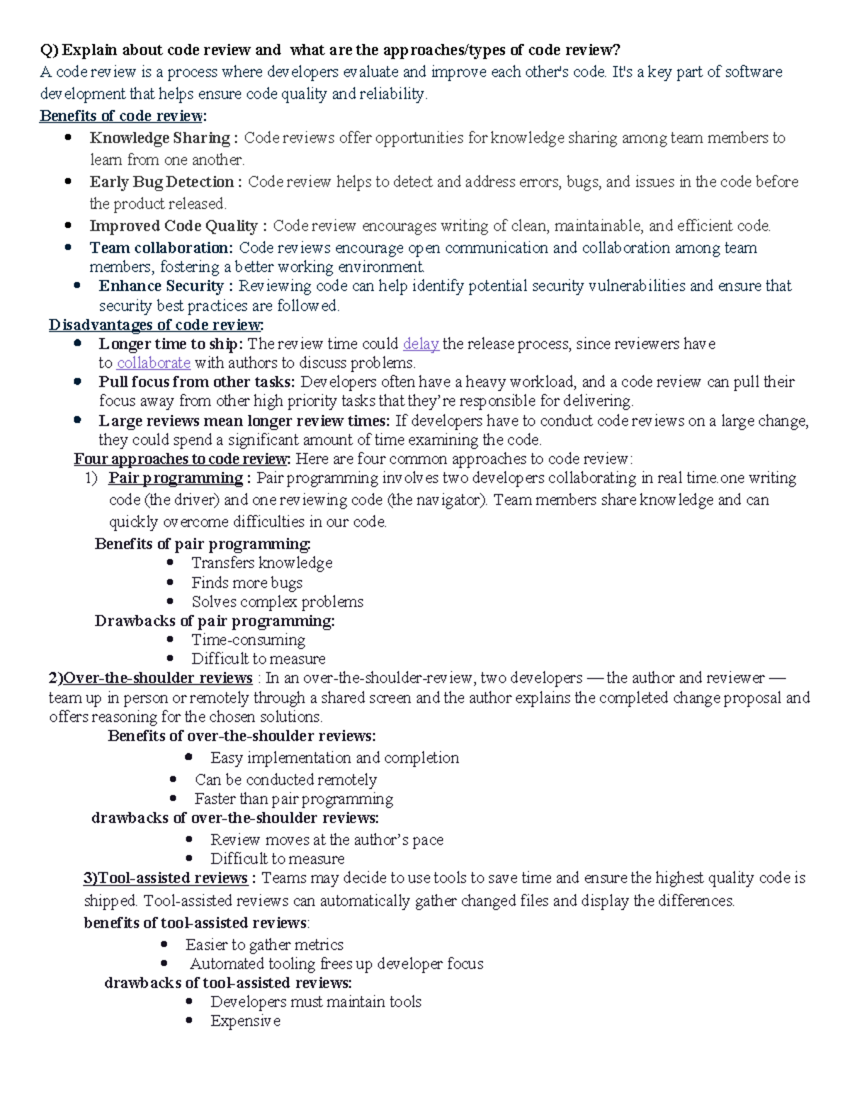 OOSE UNIT 4 - Code Review and Software Evolution Study Notes - Studocu