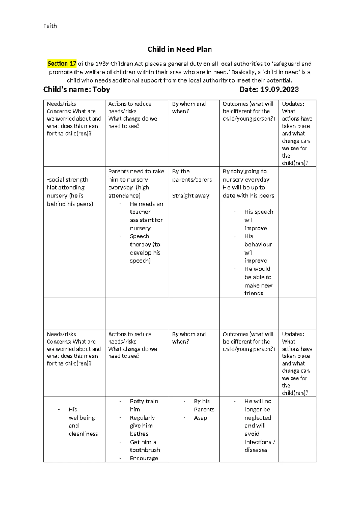 Unit 19 text book - unit 19 health and social care - Studocu