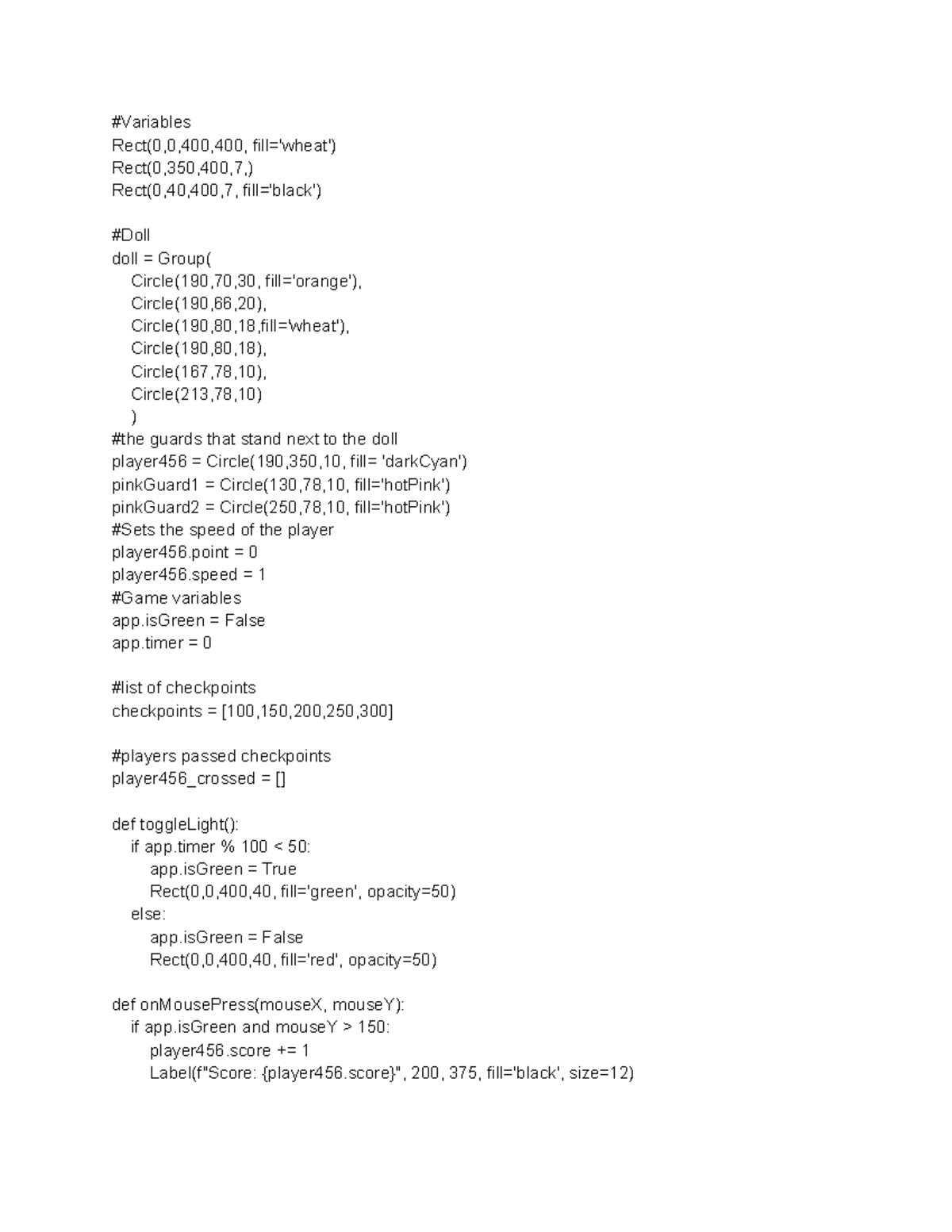 Game Development: Player Mechanics & Guard Interactions (CS101) - Studocu