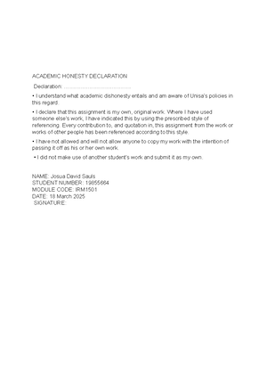 The Invigilator App: Student User Guide for UNISA Assessments - Studocu