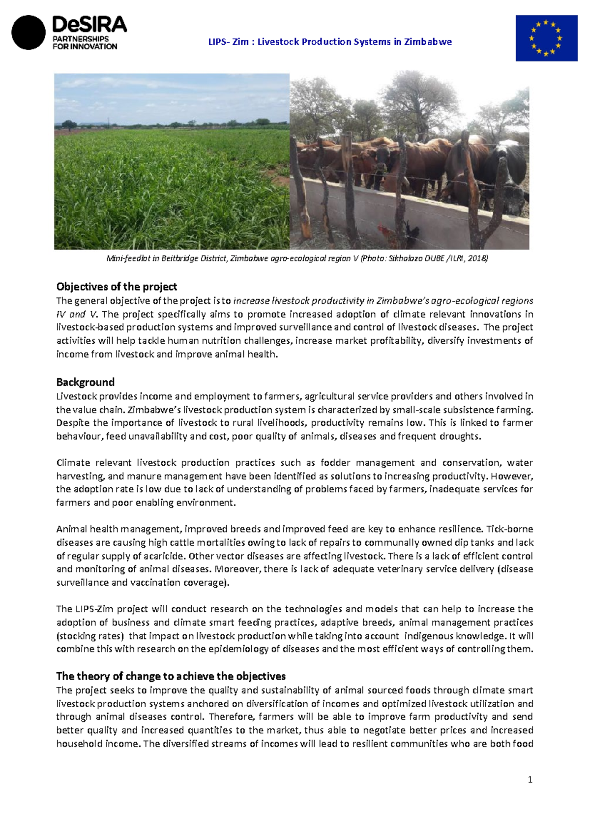 LIPS Zim De SIRA 2020 EN - gfgfgfgf - Objectives of the project The ...