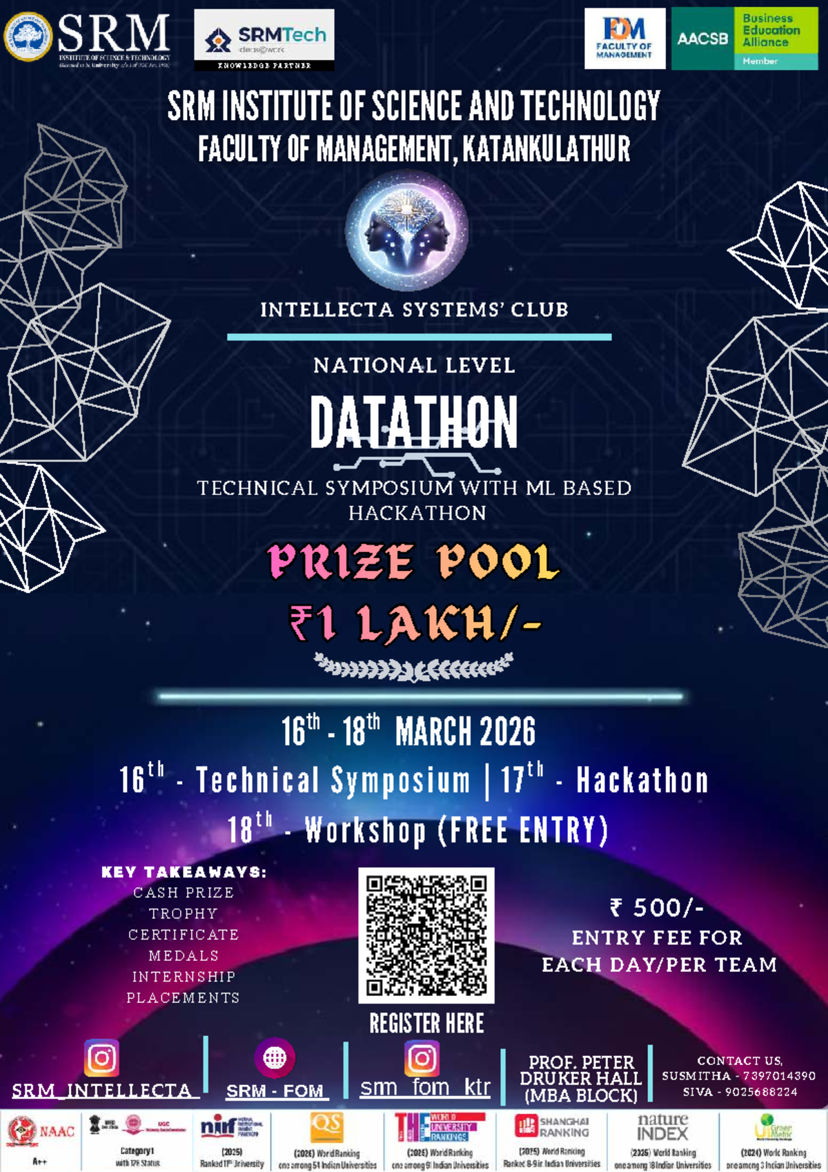 SRM FOM Datathon 2026: ML-Based Technical Symposium & Hackathon - Studocu