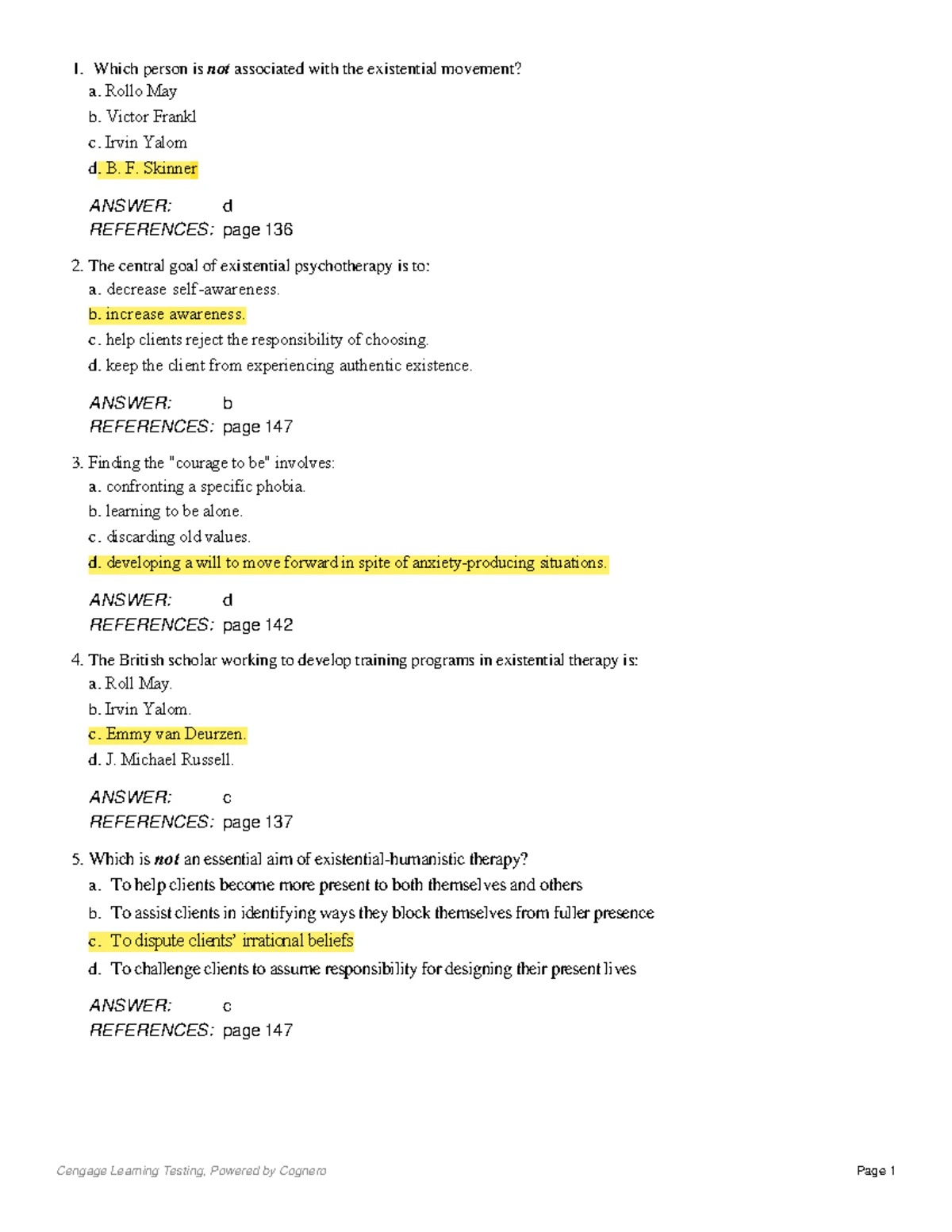 Mental Status Exam (MSE) Descriptions and Observations - Studocu