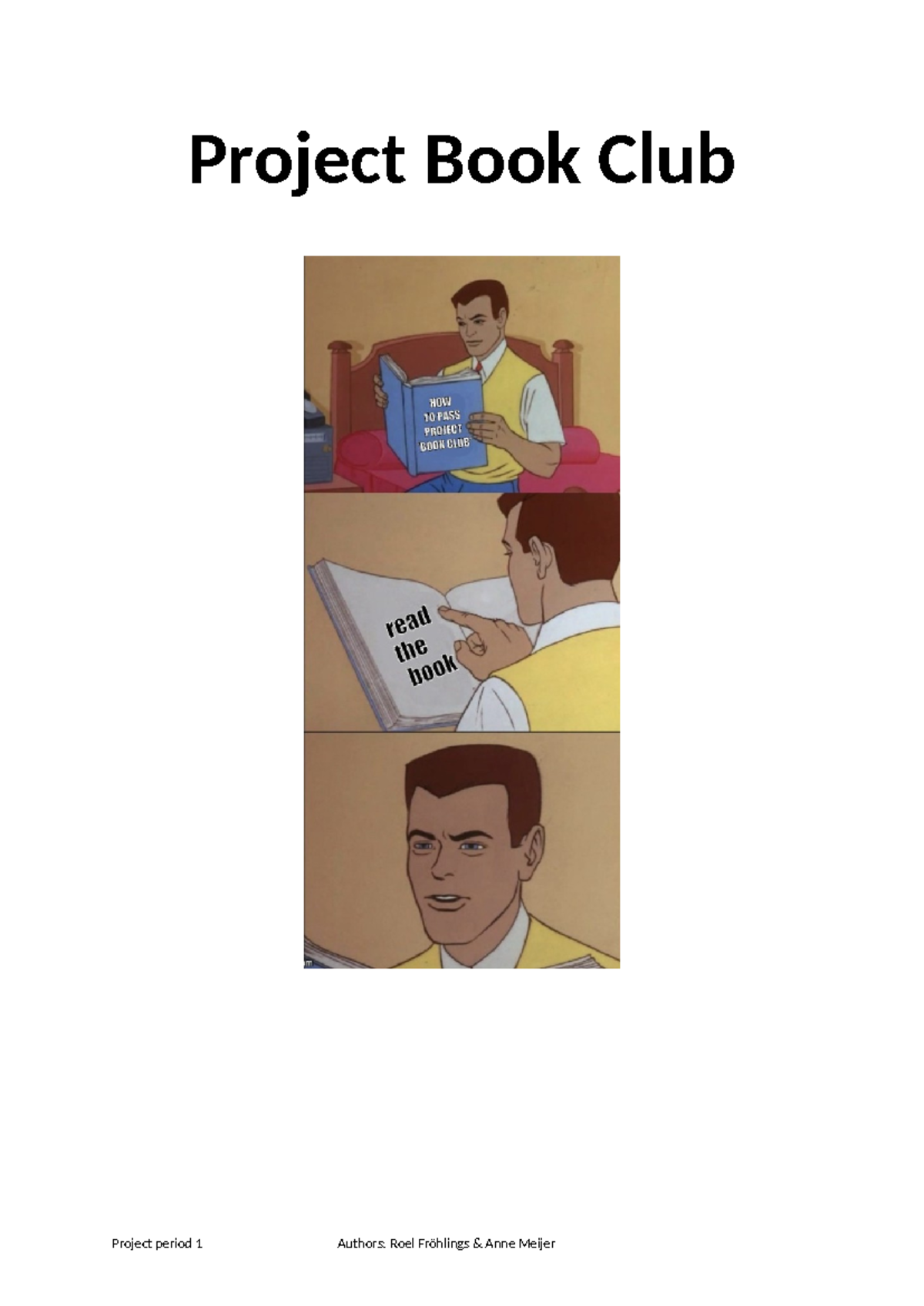 Literature 1 Project: Book Club Guide and Assignments - Studeersnel