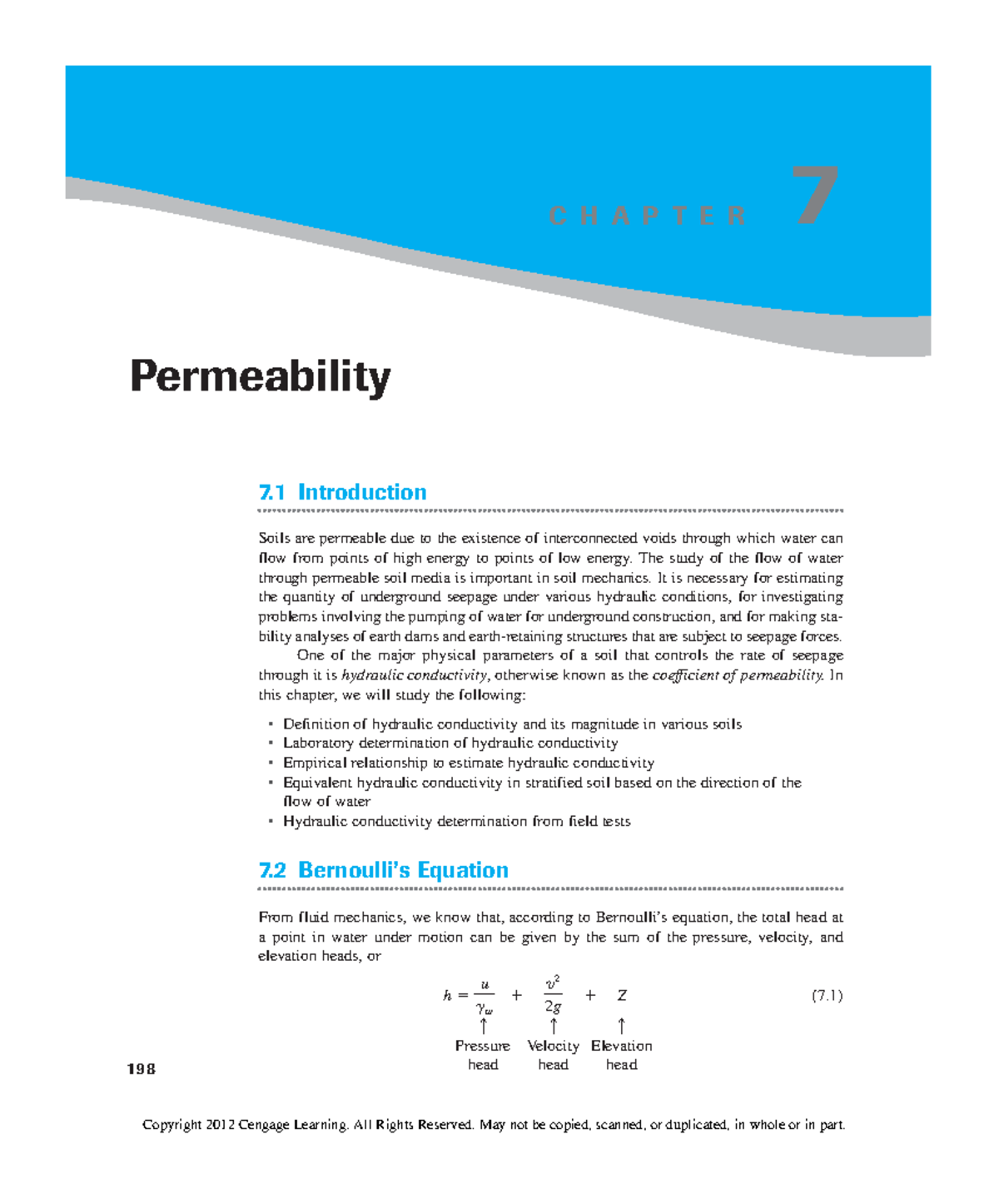 Hydraulic Conductivity and Permeability Problems - Chapter 7 Notes ...