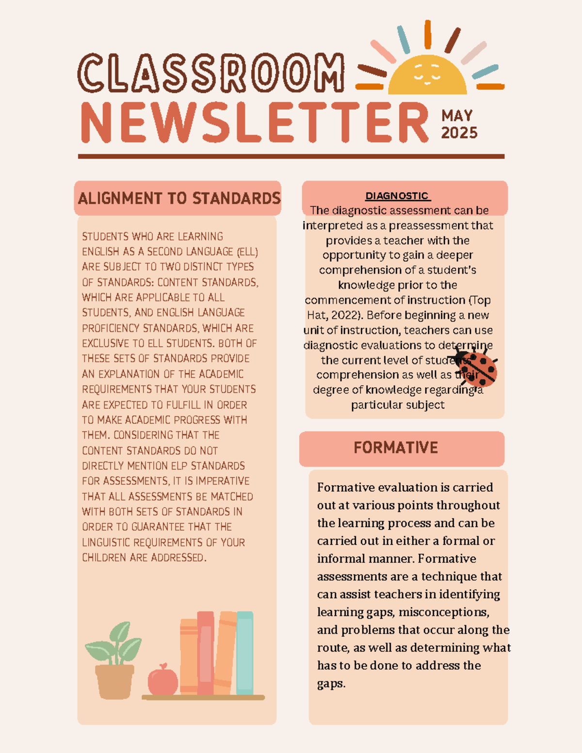 ELL Standards Alignment in Classroom Newsletter: May 2025 Insights ...