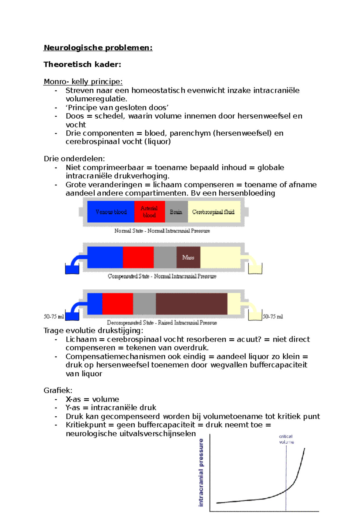 Neurologische Problemen: Theoretisch Kader en Compensatiemechanismen ...
