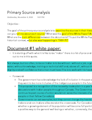 HIST 1006 001 Final Exam Study Guide - Indigenous HIST Lecture Summary ...