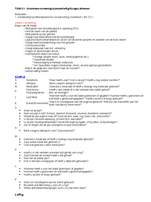 Aantekeningen anatomie - Anatomische vlakken: Frontale vlak: voor- en ...
