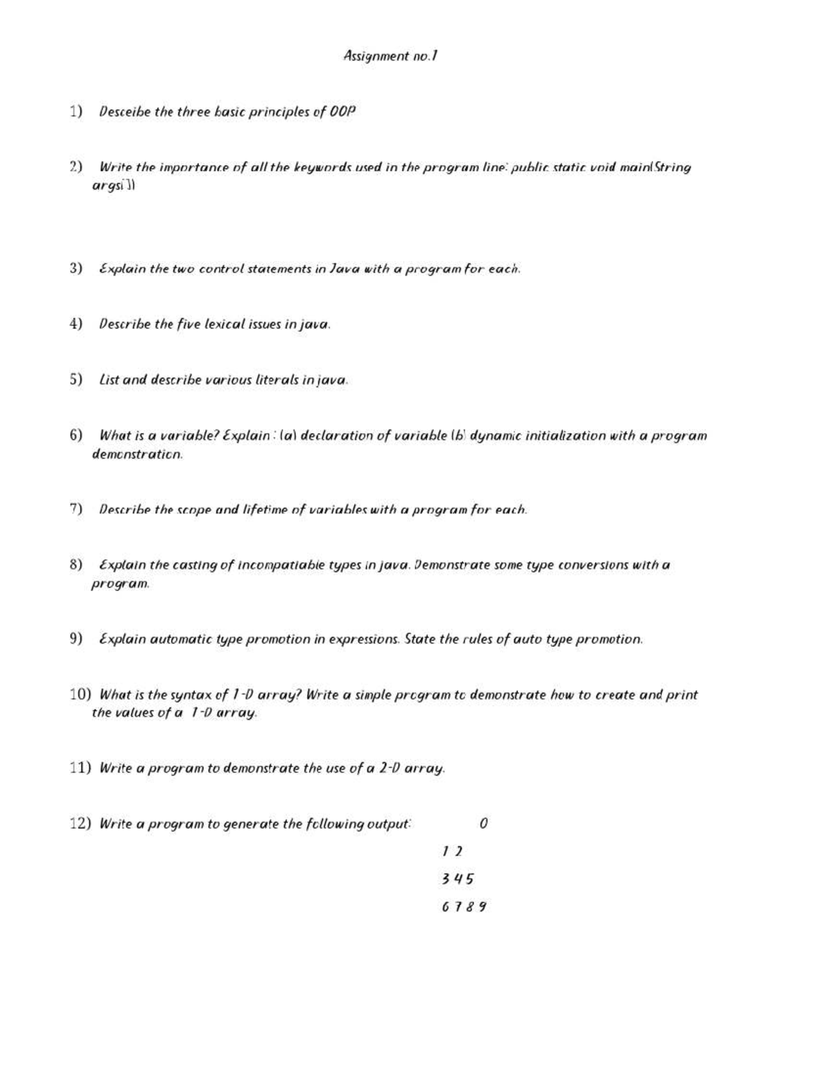 Java (CS101) - Comprehensive Notes on OOP Principles & Control ...