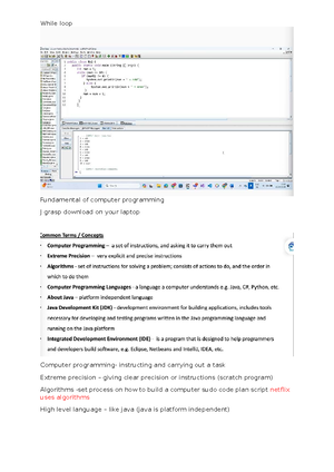[Solved] You are using Java to demonstrate your programming skills in your - Fundamentals of ...