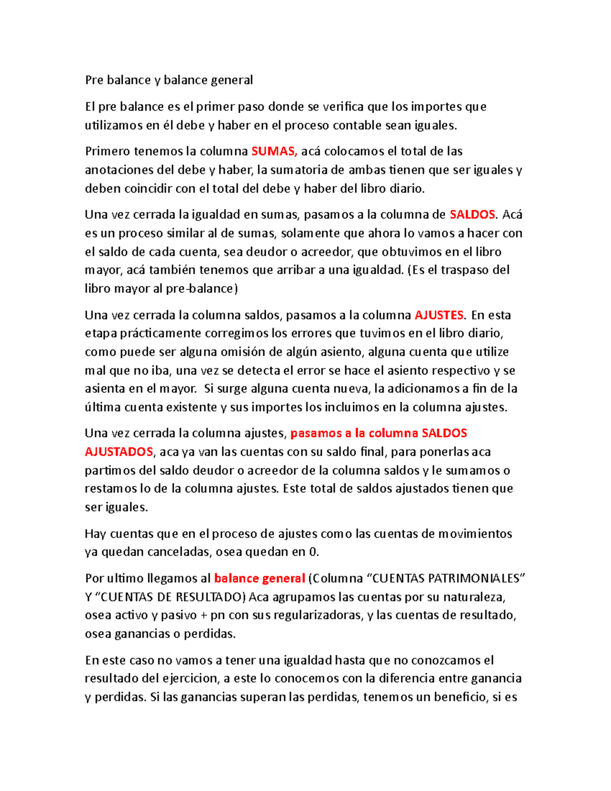 Pre balance y balance general (Autoguardado) - Pre balance y balance ...