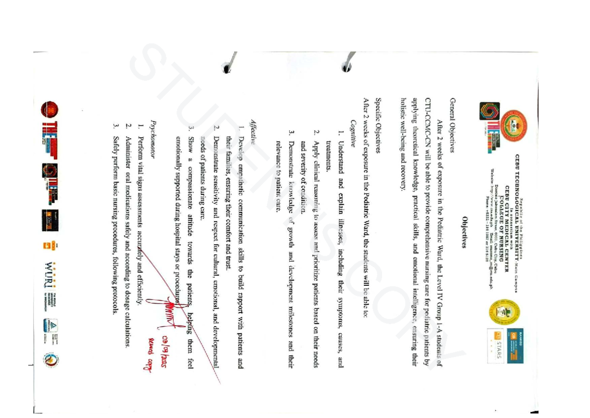 RLE Case Study Format Guide for Students - Studocu