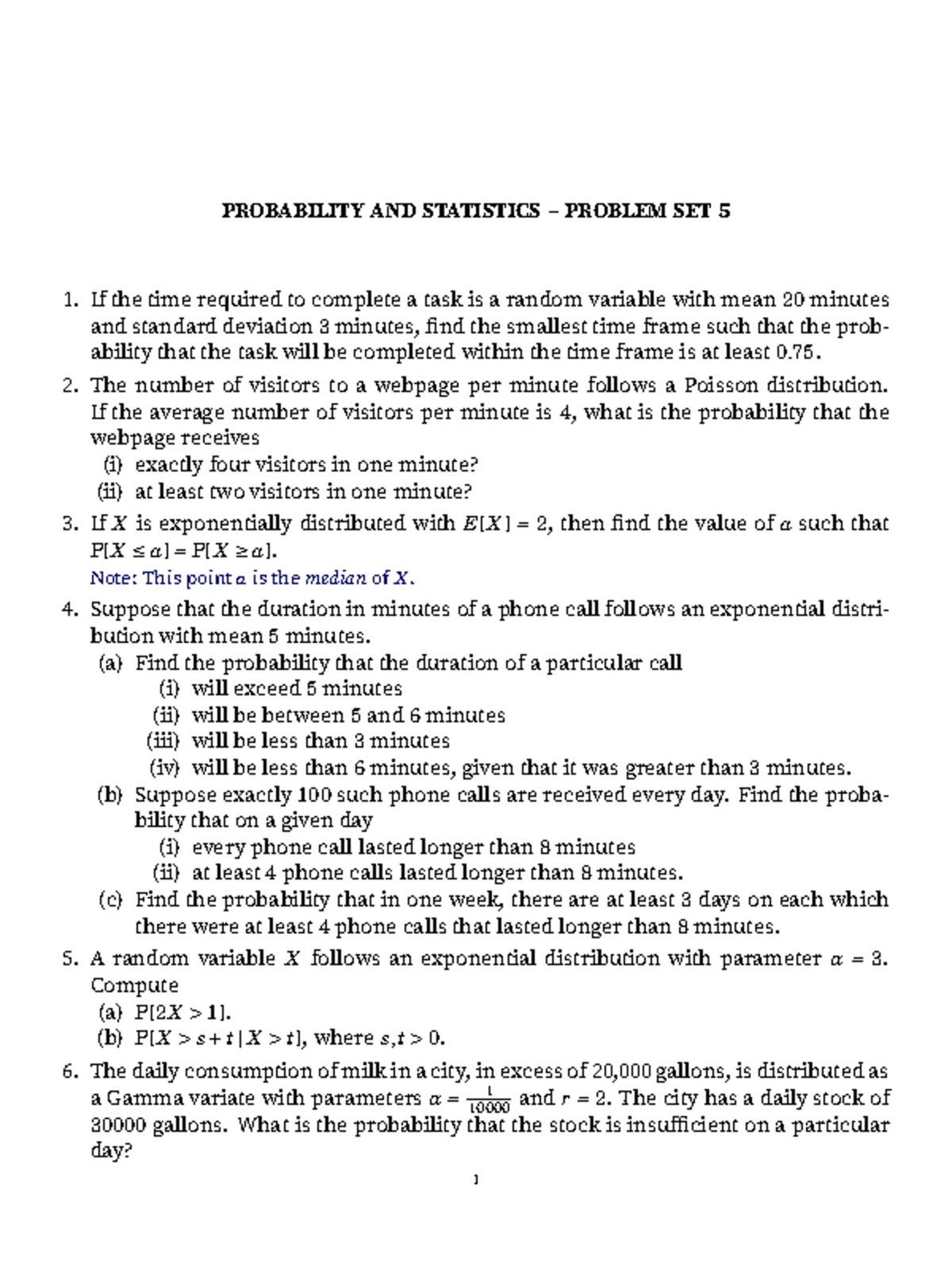 Probability and Statistics PS101 Problem Set 1: Detailed Solutions ...