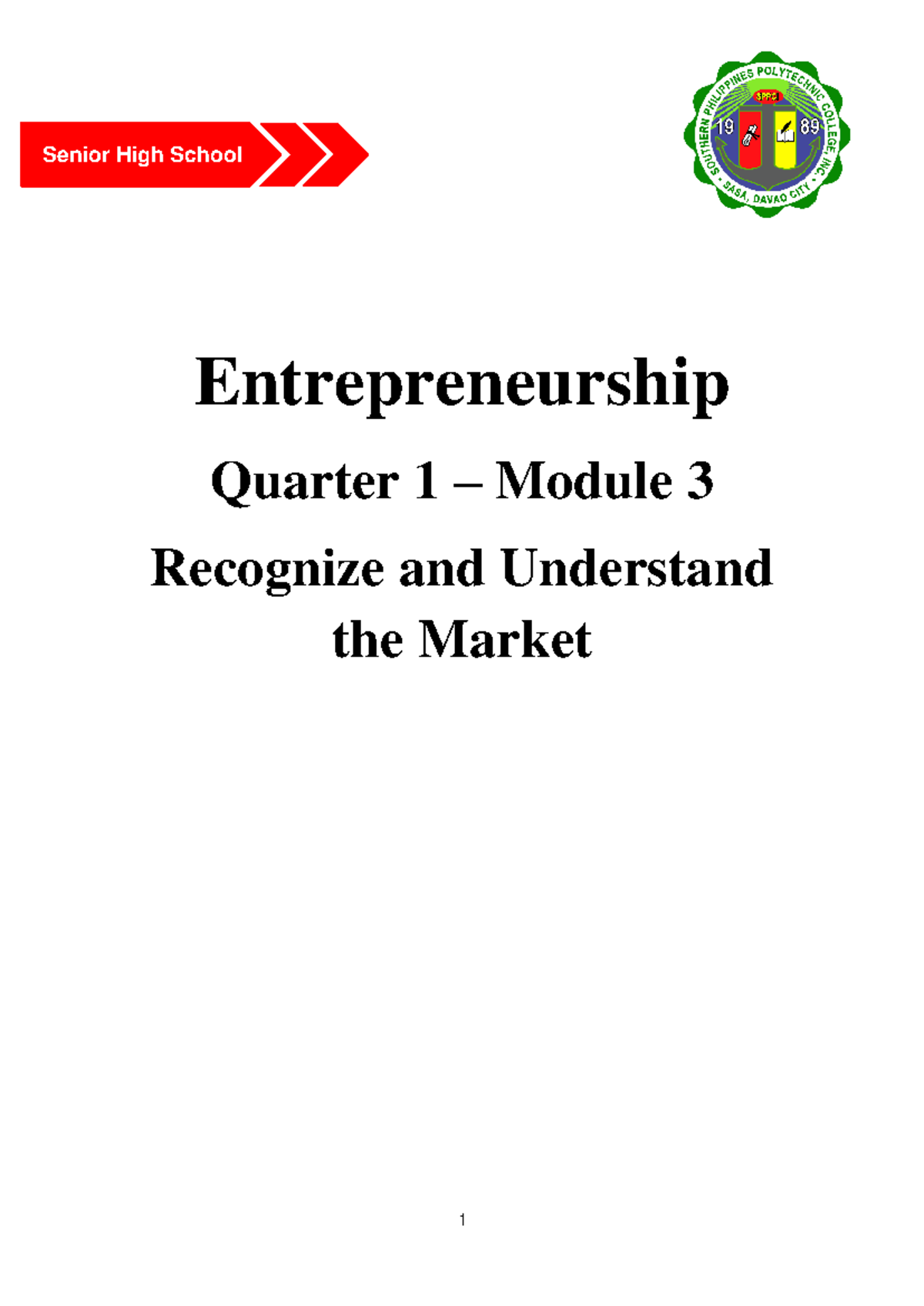 Q1 M3 Entrepreneurship: Understanding Market Trends and Segmentation ...