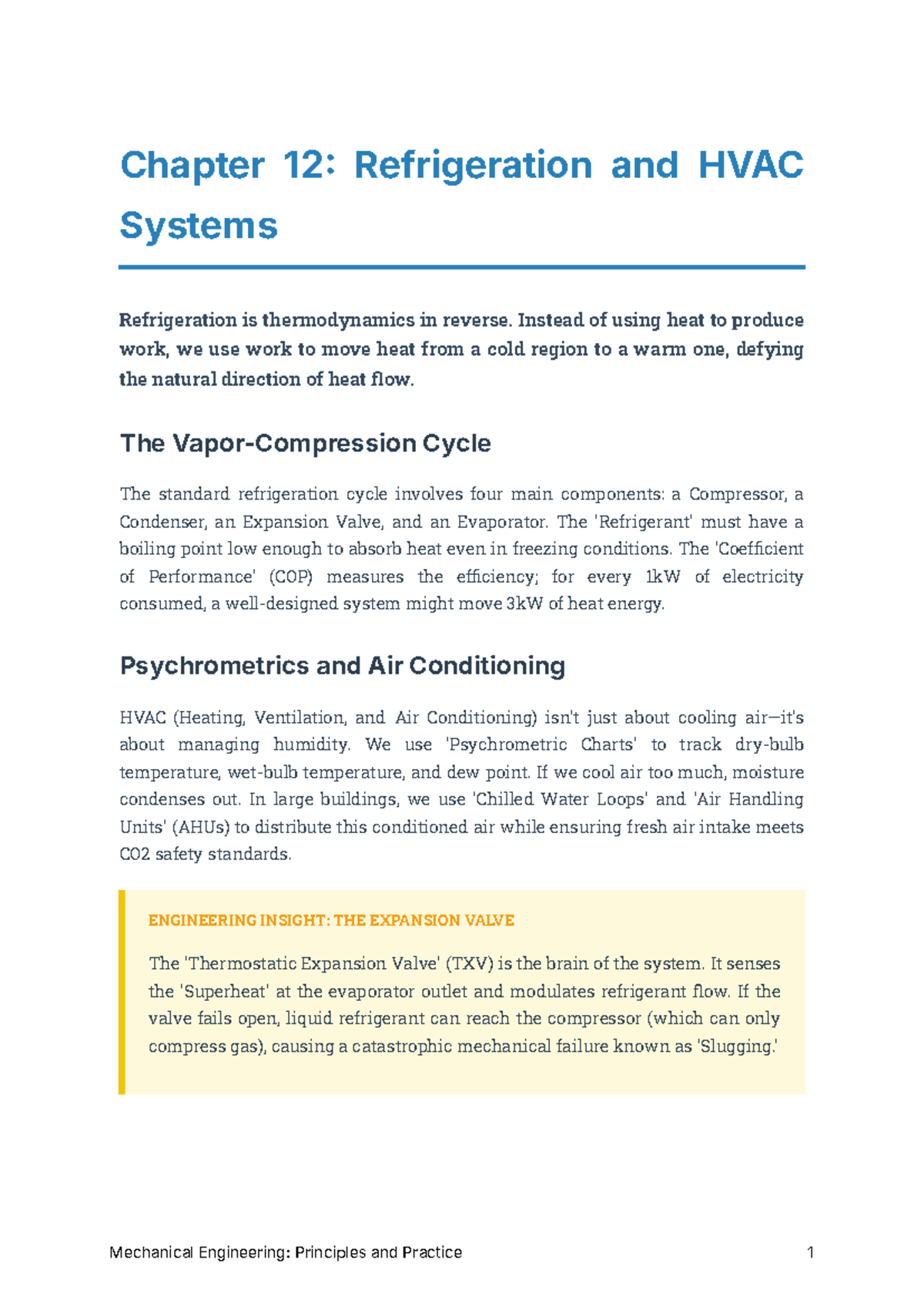 Chapter 12: HVAC Systems and Refrigeration Principles - Studocu