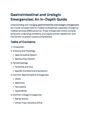 Comprehensive Overview of EMS Systems: Roles and Responsibilities - Comprehensive Overview of ...