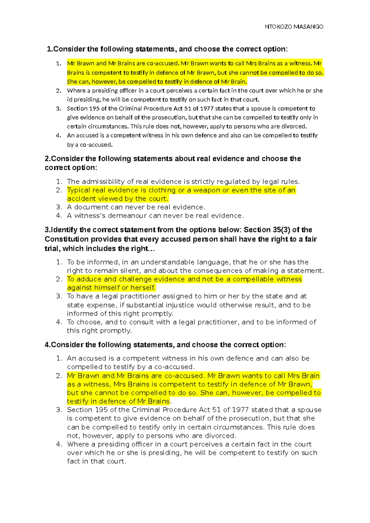 Model Constitution for a Non-Profit Association (Sample Document) - Studocu