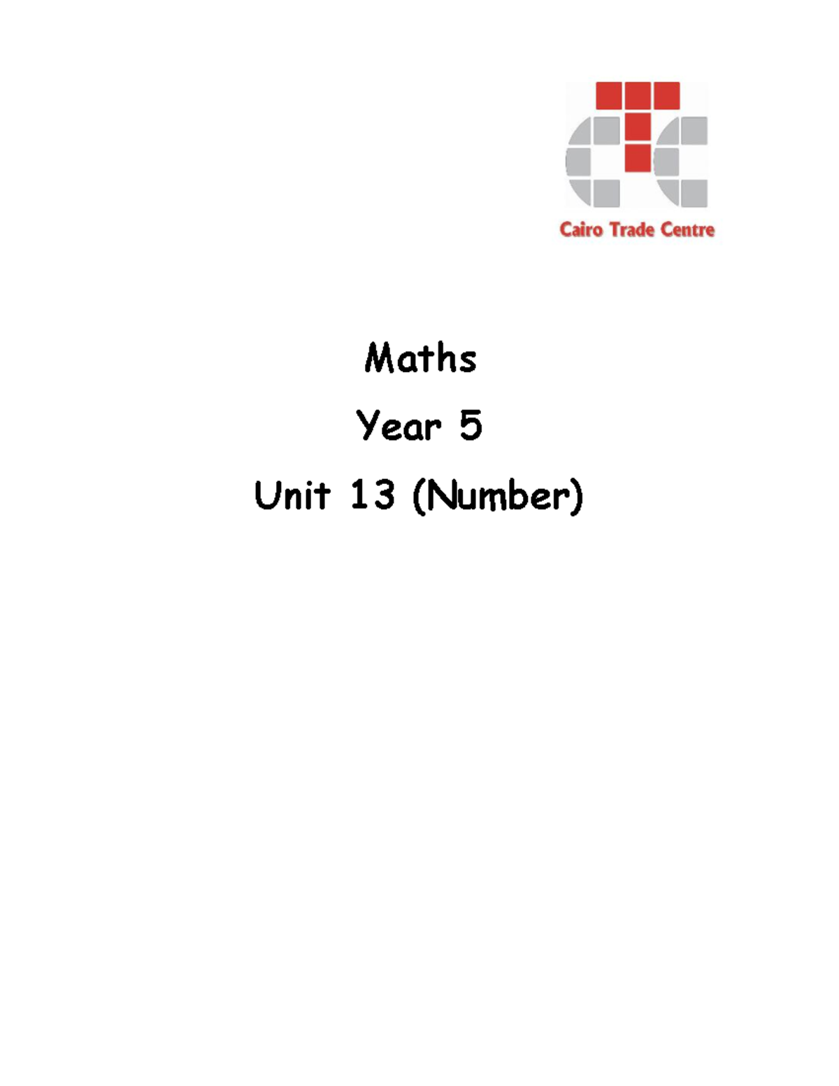 Year 5 Maths Unit 13-17 Review: Square Numbers & Operations - Studocu