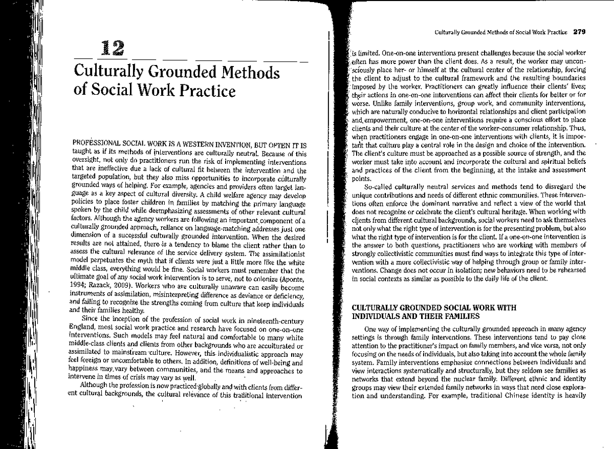Culturally Grounded Social Work Practice: Key Insights and Methods ...