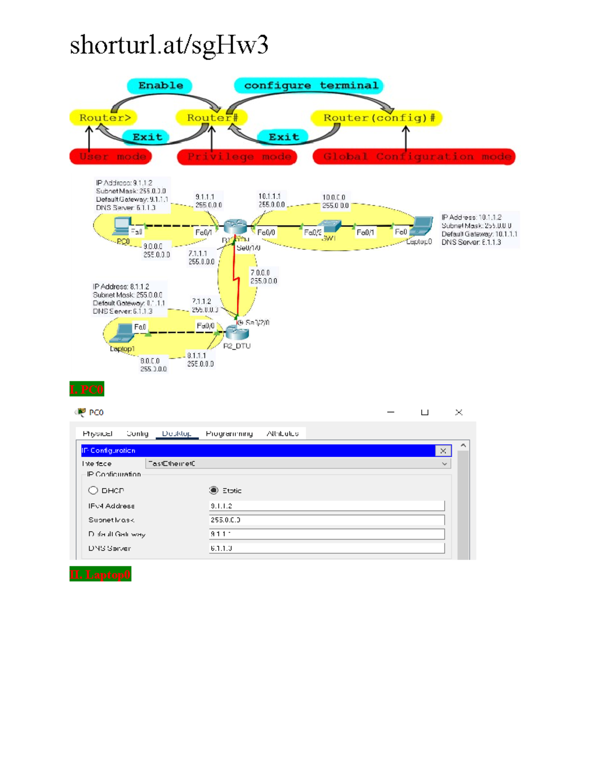 Router Configuration Guide for R1_DTU & R2_DTU - Vidu1 - Studocu