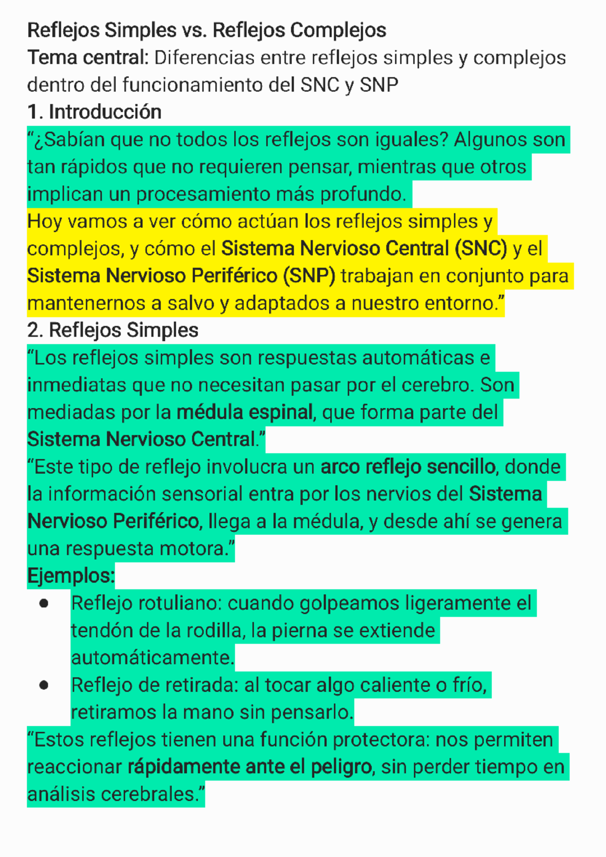 DOC-20250703-WA0024 - Diferencias entre Reflejos Simples y Complejos en ...