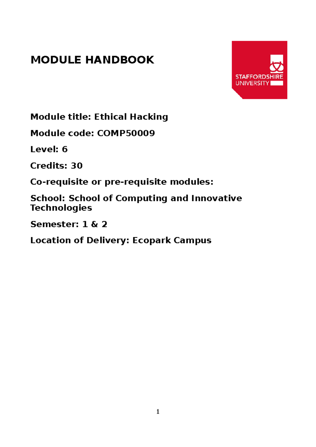 ETHA Module Handbook - dm mất thời gian vcc - MODULE HANDBOOK Module ...
