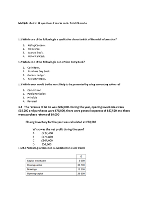 J24 FR examiner's report - Financial Reporting March/ June 2024 ...