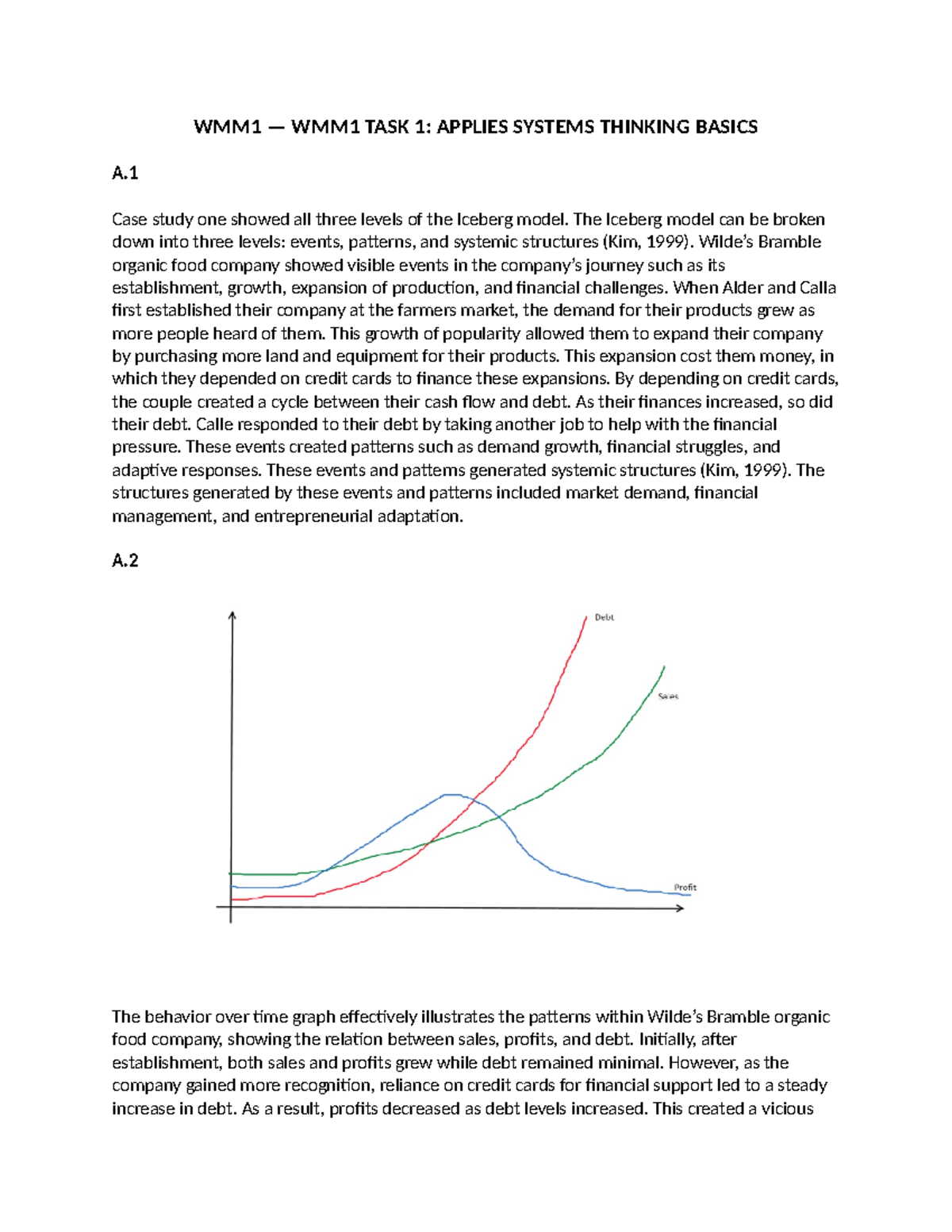 WMM1 TASK 1: Applying Systems Thinking & Iceberg Model Analysis - Studocu
