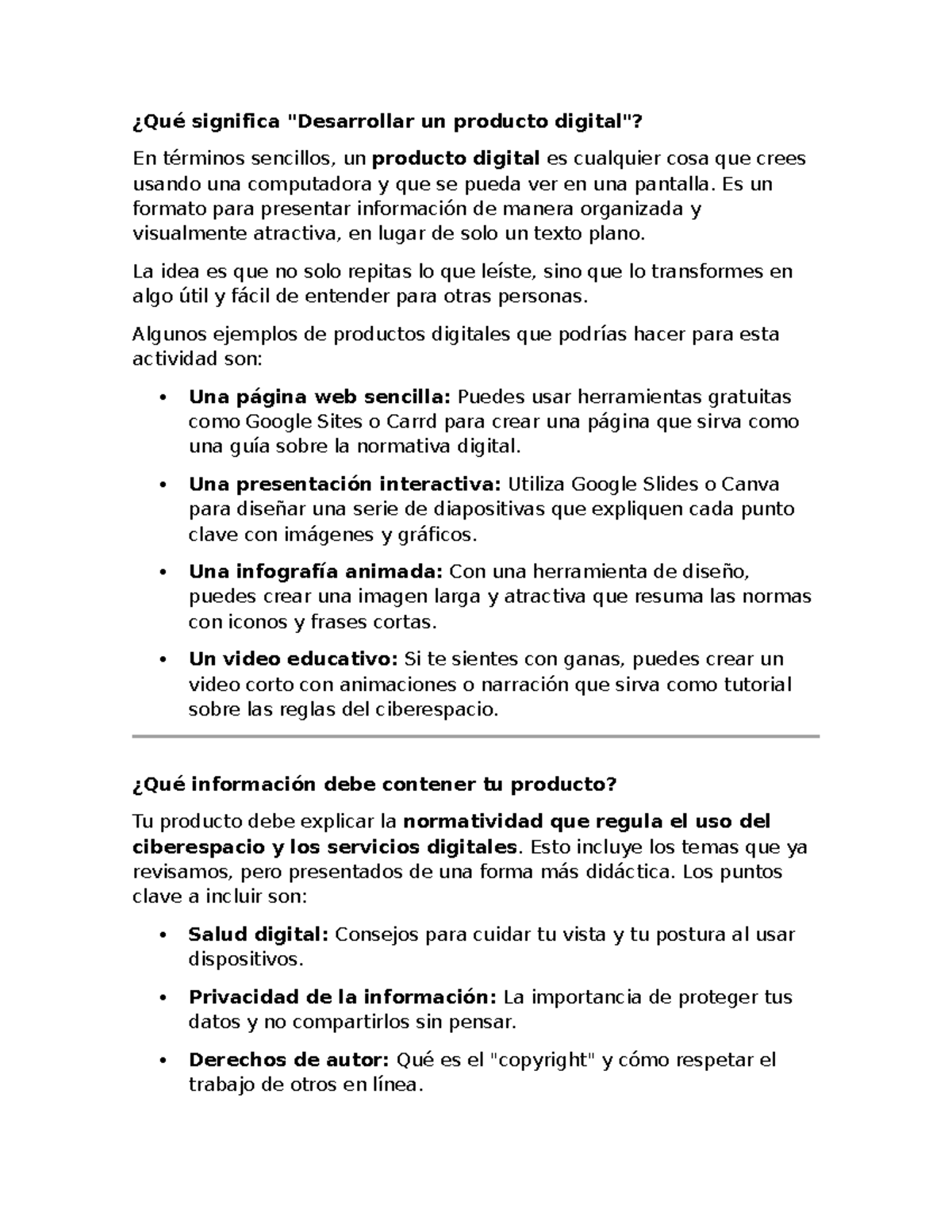 Práctica: Creación de un Producto Digital Educativo - Studocu