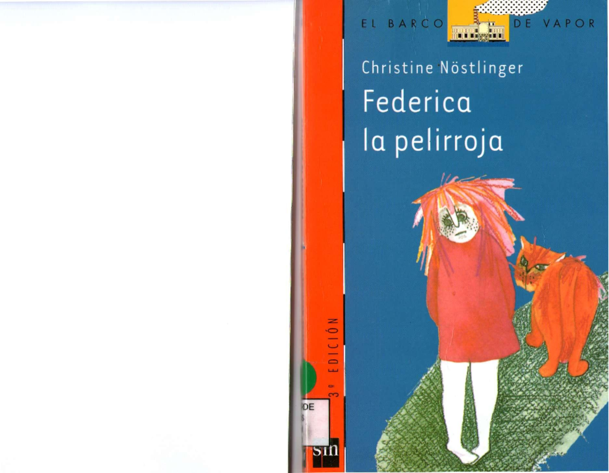 Federica la Pelirroja: Un Cuento de Amistad y Color - Studocu