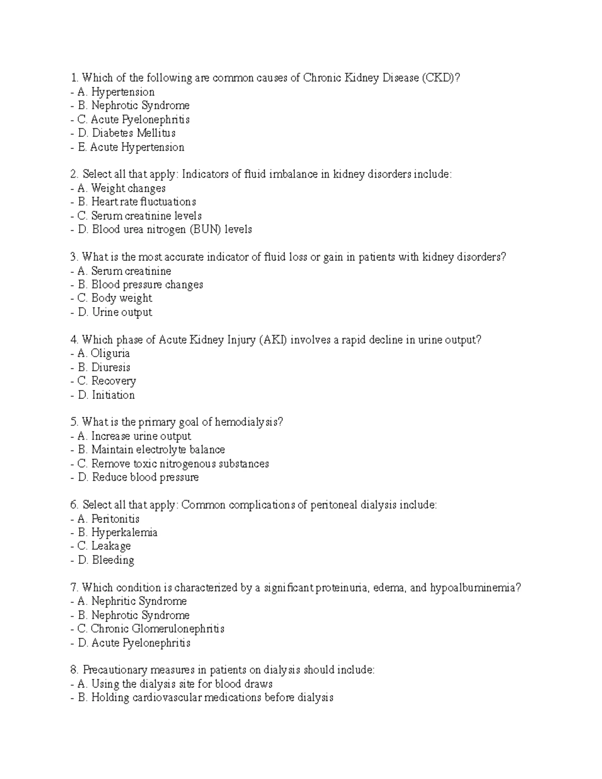 Anemia+Practice+questions+for+students - Question Collection: Anemias ...