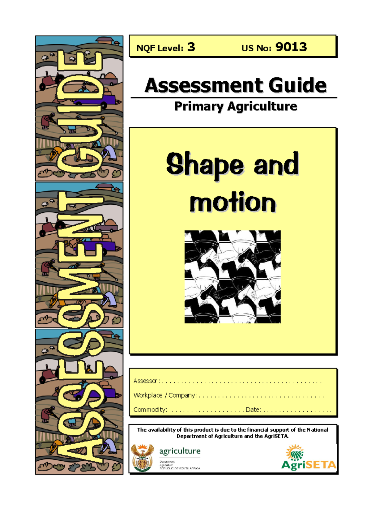 NQF Level 3 US 9013 Assessment Guide for Shape and Motion - Studocu