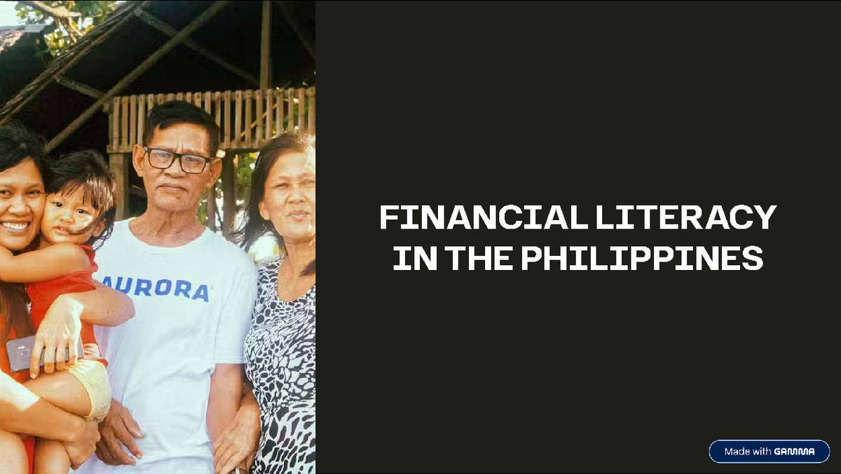 FIN 101: Financial Literacy in the Philippines - Understanding Key ...