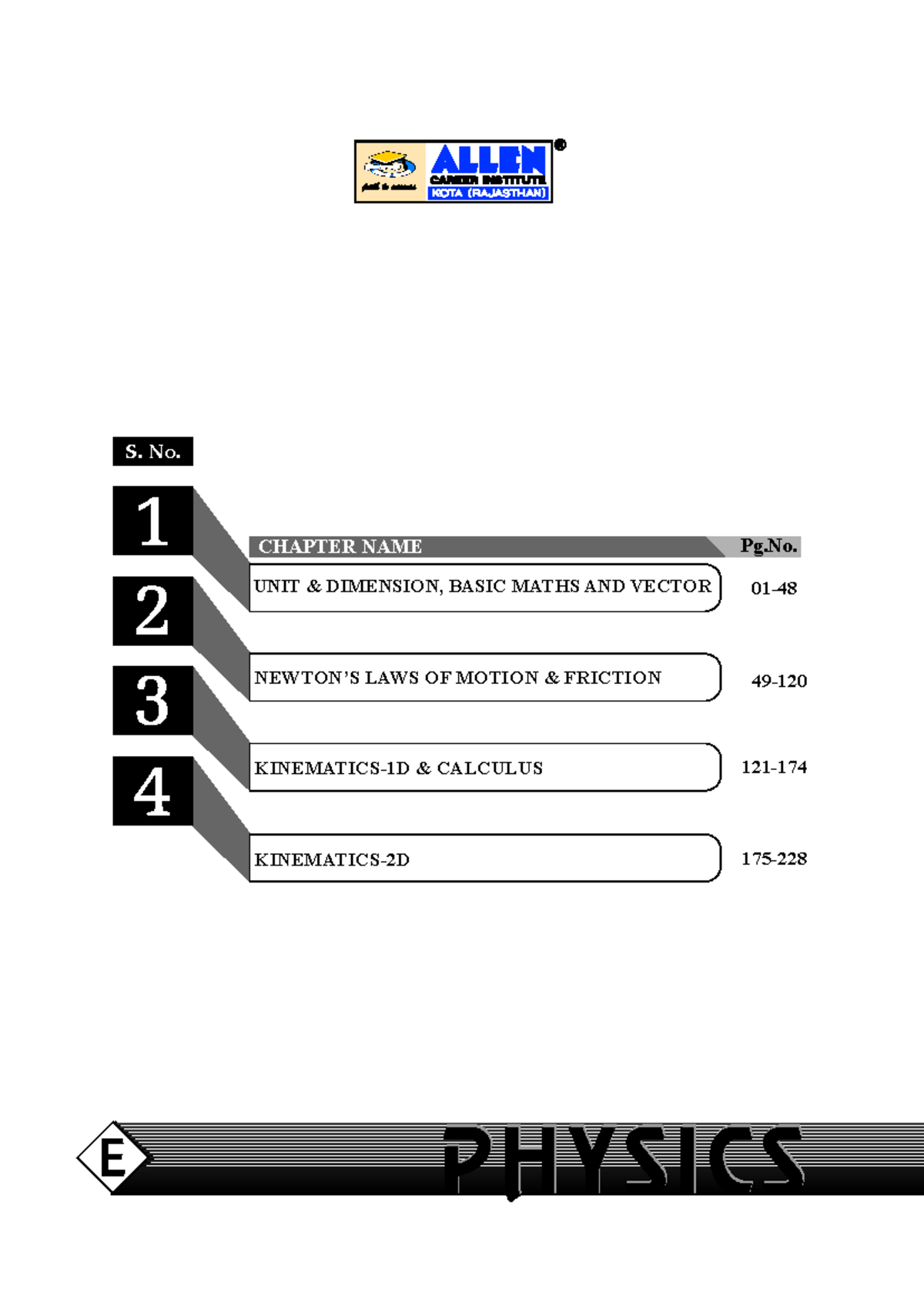 Unit Dimension, Basic Maths and Vector Laws of Motion - D, BM, NLM ...