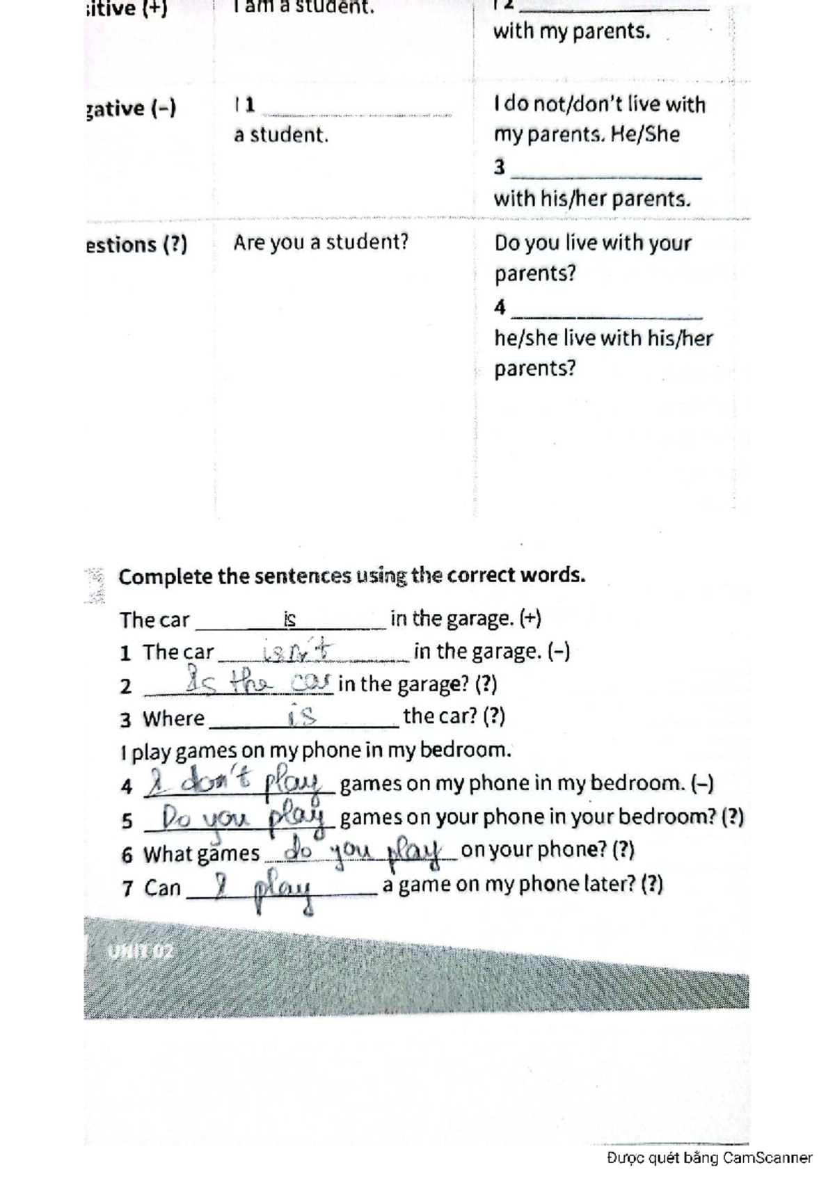 Unit 02: Student Life and Activities Questions - Studocu