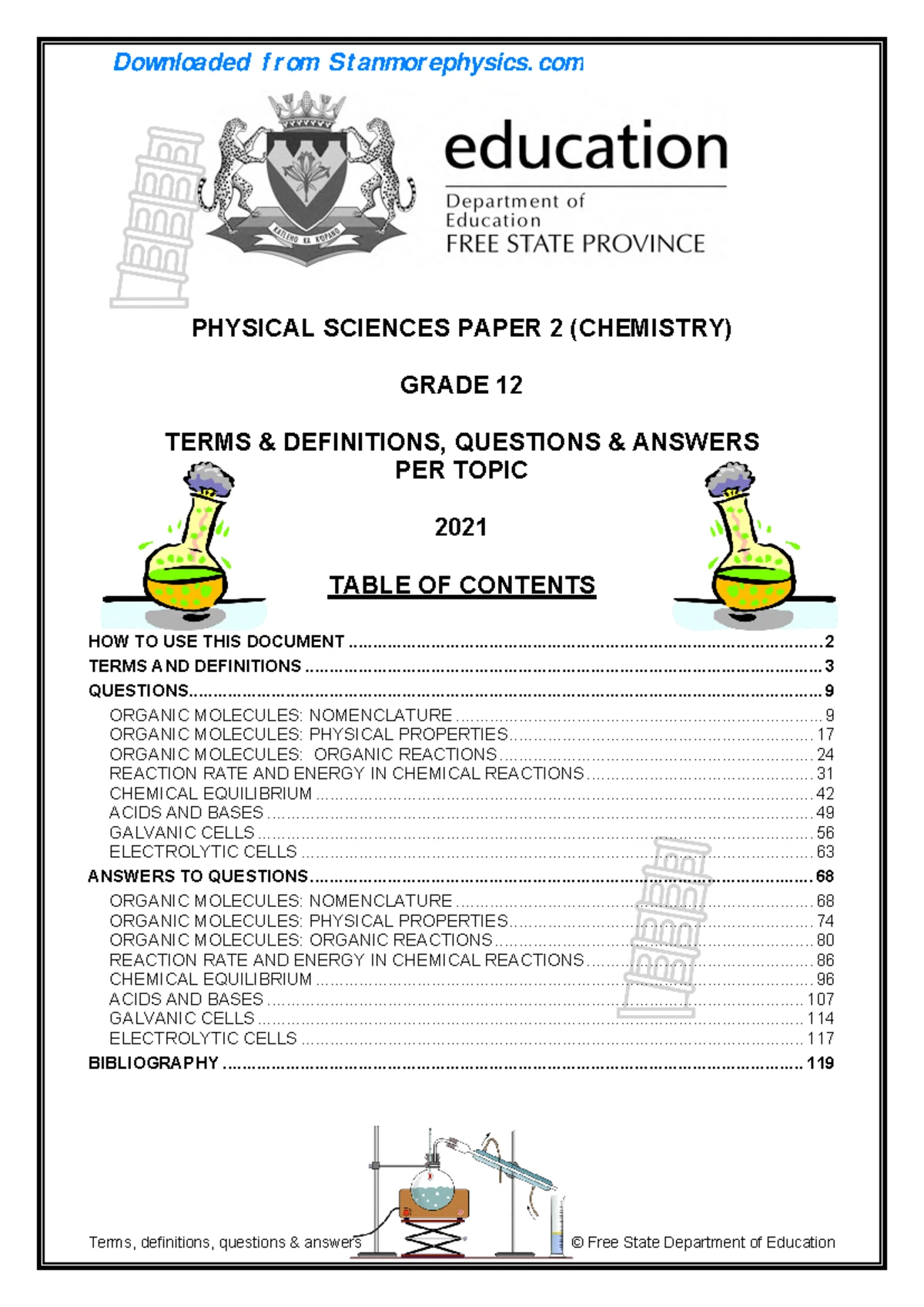 KZN Physical Science Grade 12 June 2024 P1 Common Test Memo Studocu
