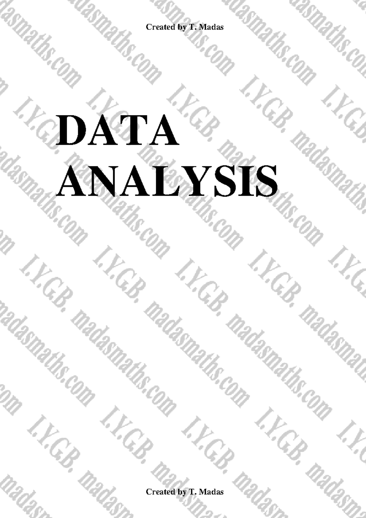Data Analysis Questions and Solutions (STAT101) - Studocu