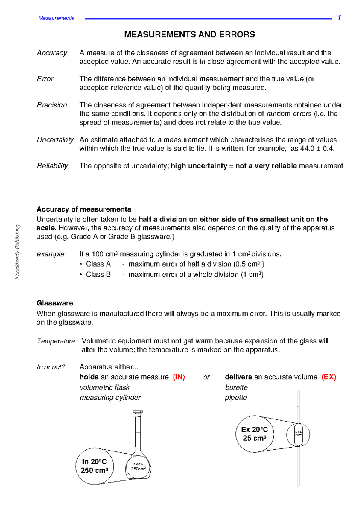 Measurements and Errors: Understanding Accuracy, Precision, and ...