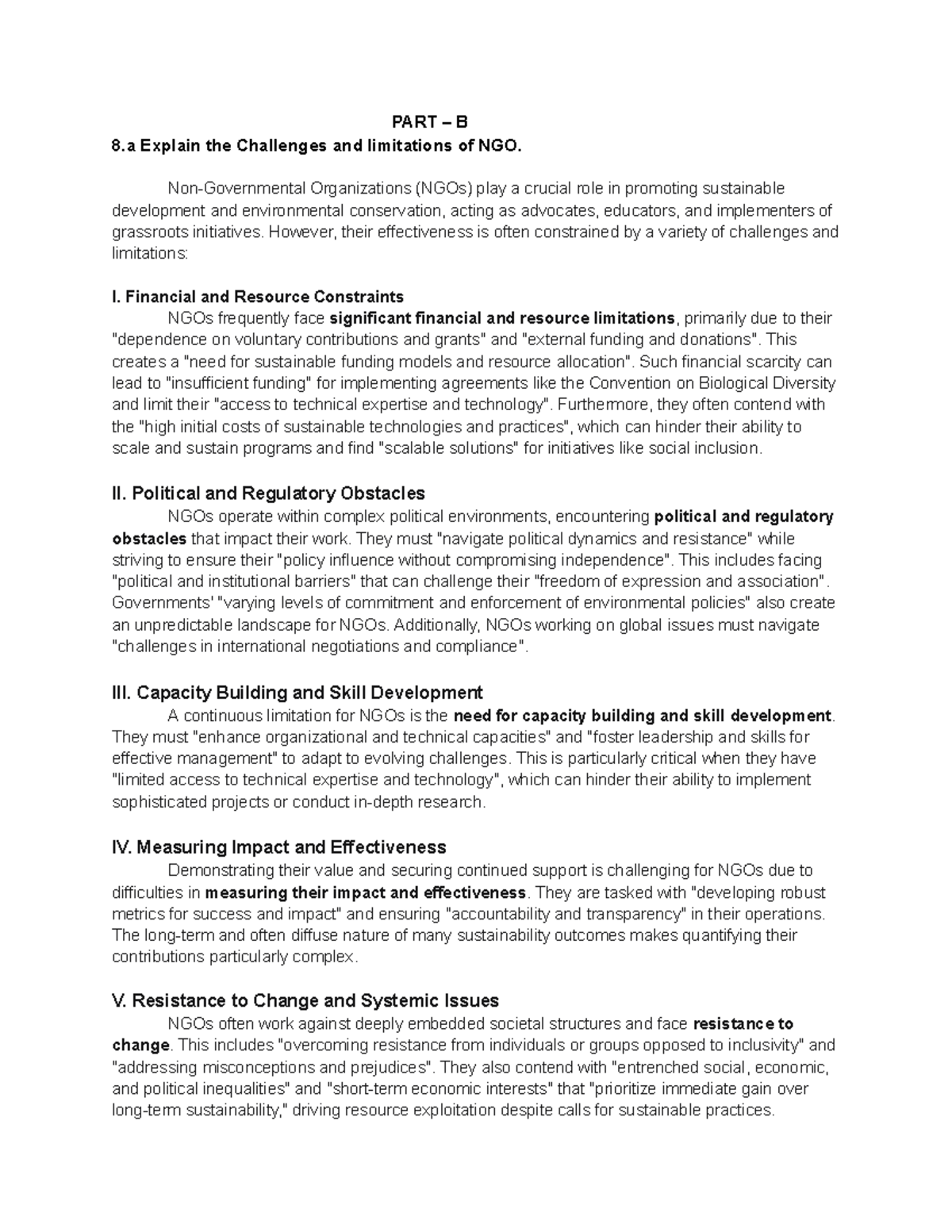 Challenges and Limitations of NGOs in Sustainable Development (NGO ...