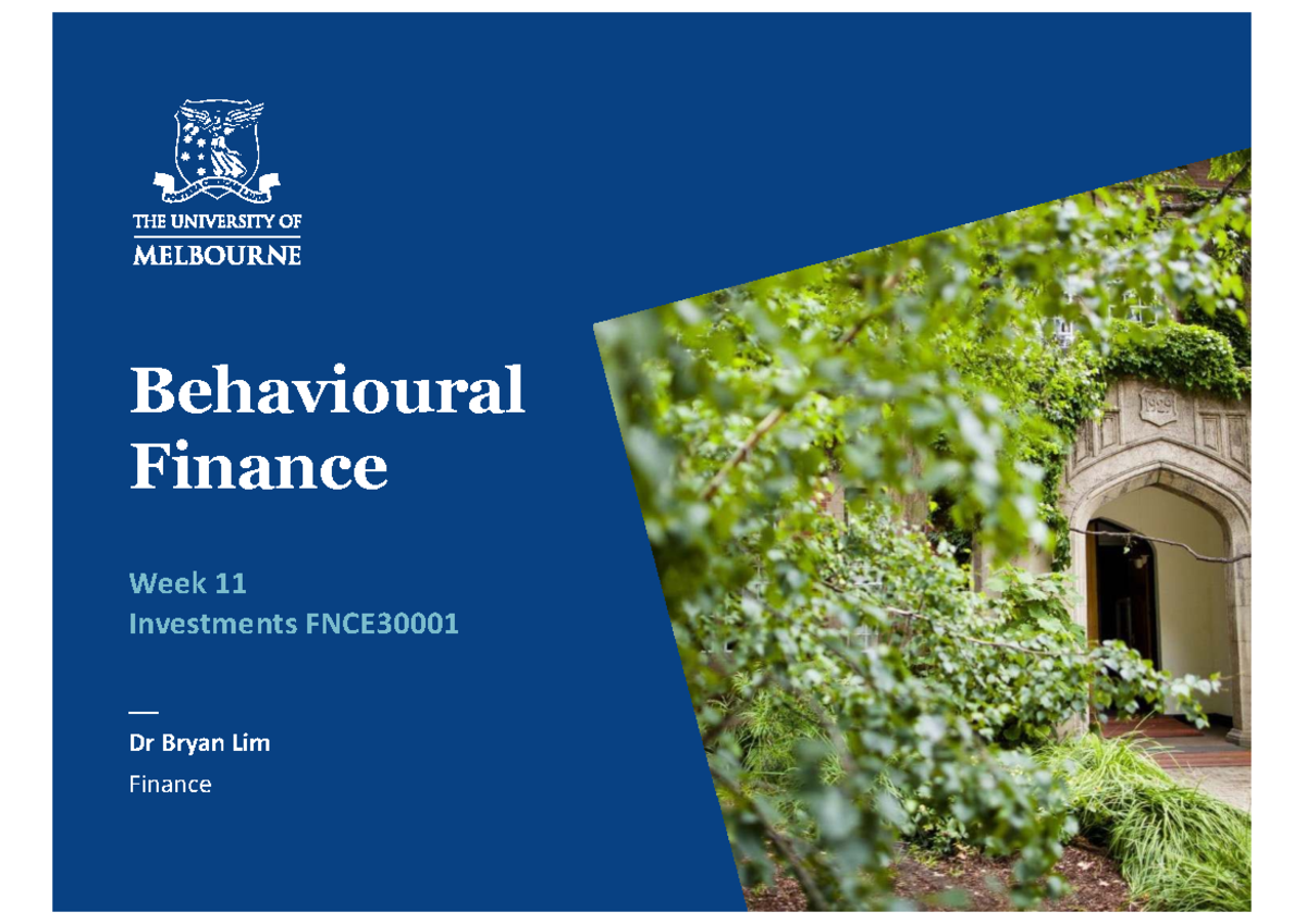 Behavioral Finance Insights: Loss Aversion & Investor Behavior ...